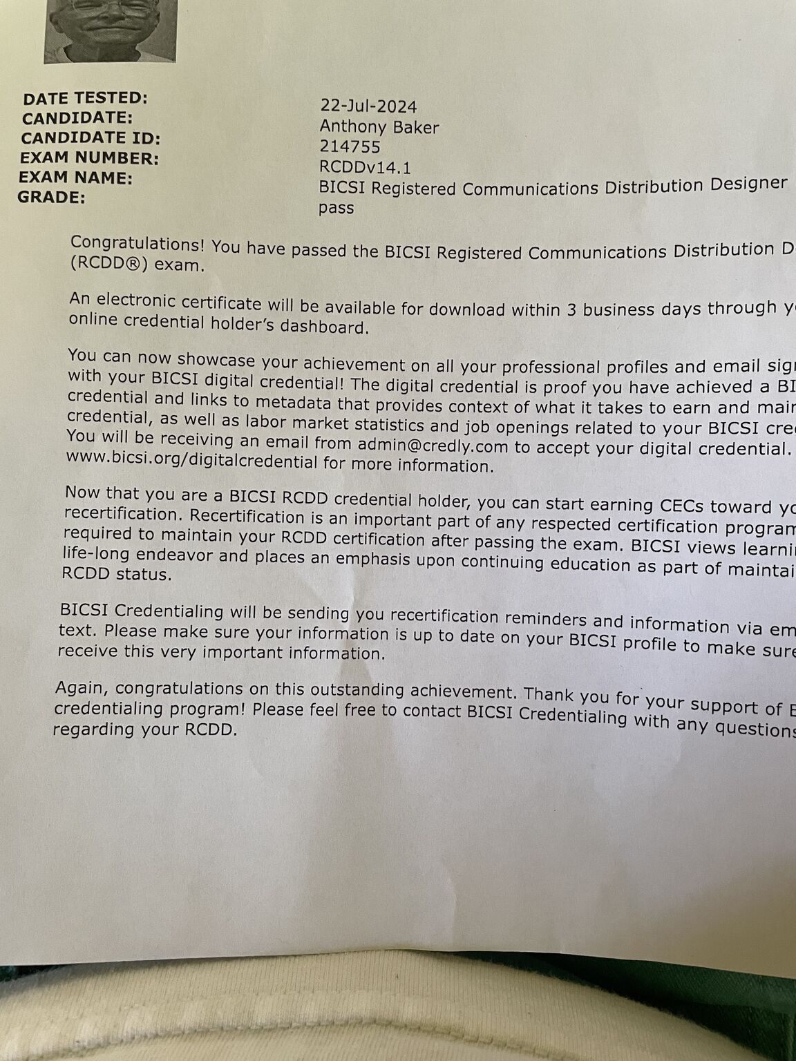 Tony Baker RCDD on LinkedIn: RCDD I did a thing | 27 comments Tony Baker RCDD on LinkedIn: RCDD I did a thing | 27 comments