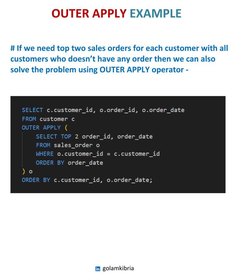 Golam Kibria on LinkedIn: #sqlserver #database #rdbms Golam Kibria on LinkedIn: #sqlserver #database #rdbms