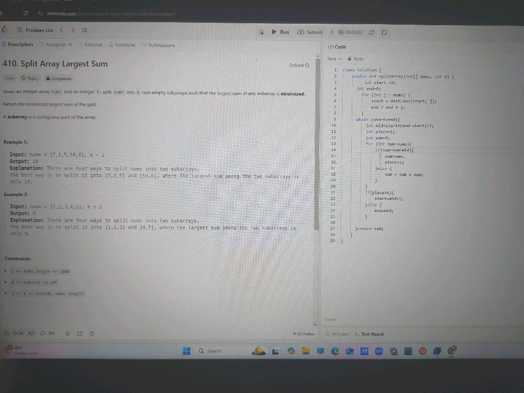 #java #leetcode #binarysearch #codingchallenge #problemsolving… | Dibya ... #java #leetcode #binarysearch #codingchallenge #problemsolving… | Dibya ...