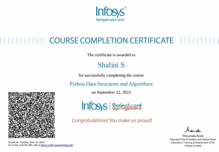 Shalini S on LinkedIn: #pythonprogramming #datastructures #algorithms # ... Shalini S on LinkedIn: #pythonprogramming #datastructures #algorithms # ...