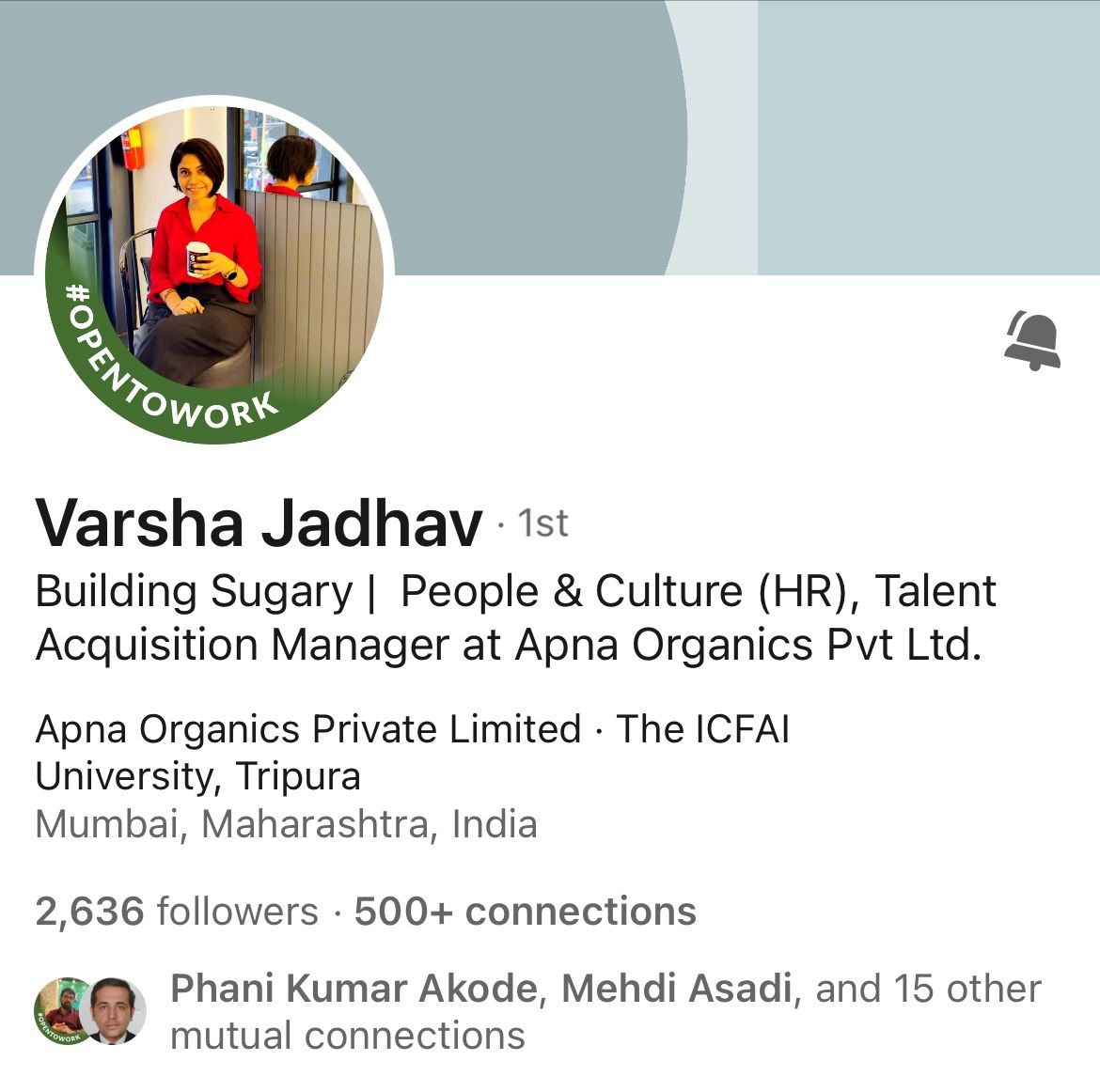 Varsha Jadhav on LinkedIn: #westernsuburb #mumbai #opentowork # ... Varsha Jadhav on LinkedIn: #westernsuburb #mumbai #opentowork # ...