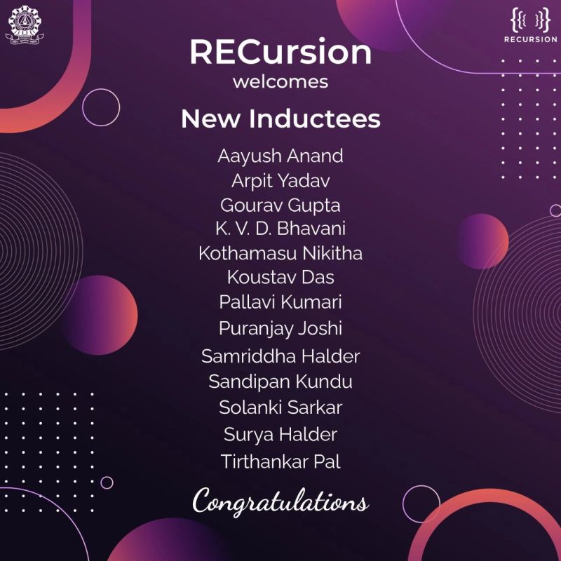 RECursion - NIT Durgapur Programming Community on LinkedIn: #recursion ... RECursion - NIT Durgapur Programming Community on LinkedIn: #recursion ...