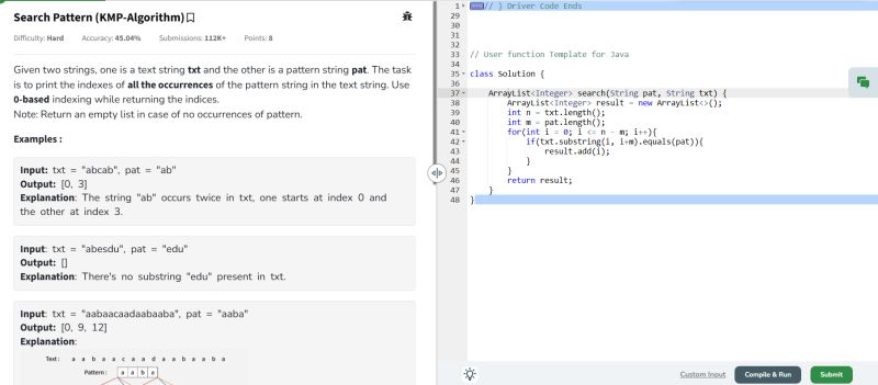 #geekstreak2025 #dsa #java #geeksforgeeks #codingchallenge… | Osheen ... #geekstreak2025 #dsa #java #geeksforgeeks #codingchallenge… | Osheen ...
