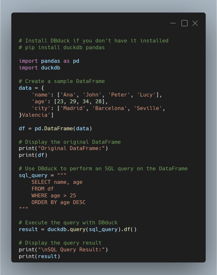 Esteban Restrepo Lotero on LinkedIn: #sql #pandas #dbduck #datascience ... Esteban Restrepo Lotero on LinkedIn: #sql #pandas #dbduck #datascience ...