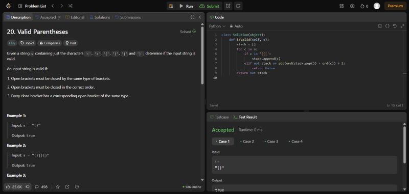 #100daysofcode #100daysofcode #leetcode #python #stack #easyproblem ... #100daysofcode #100daysofcode #leetcode #python #stack #easyproblem ...