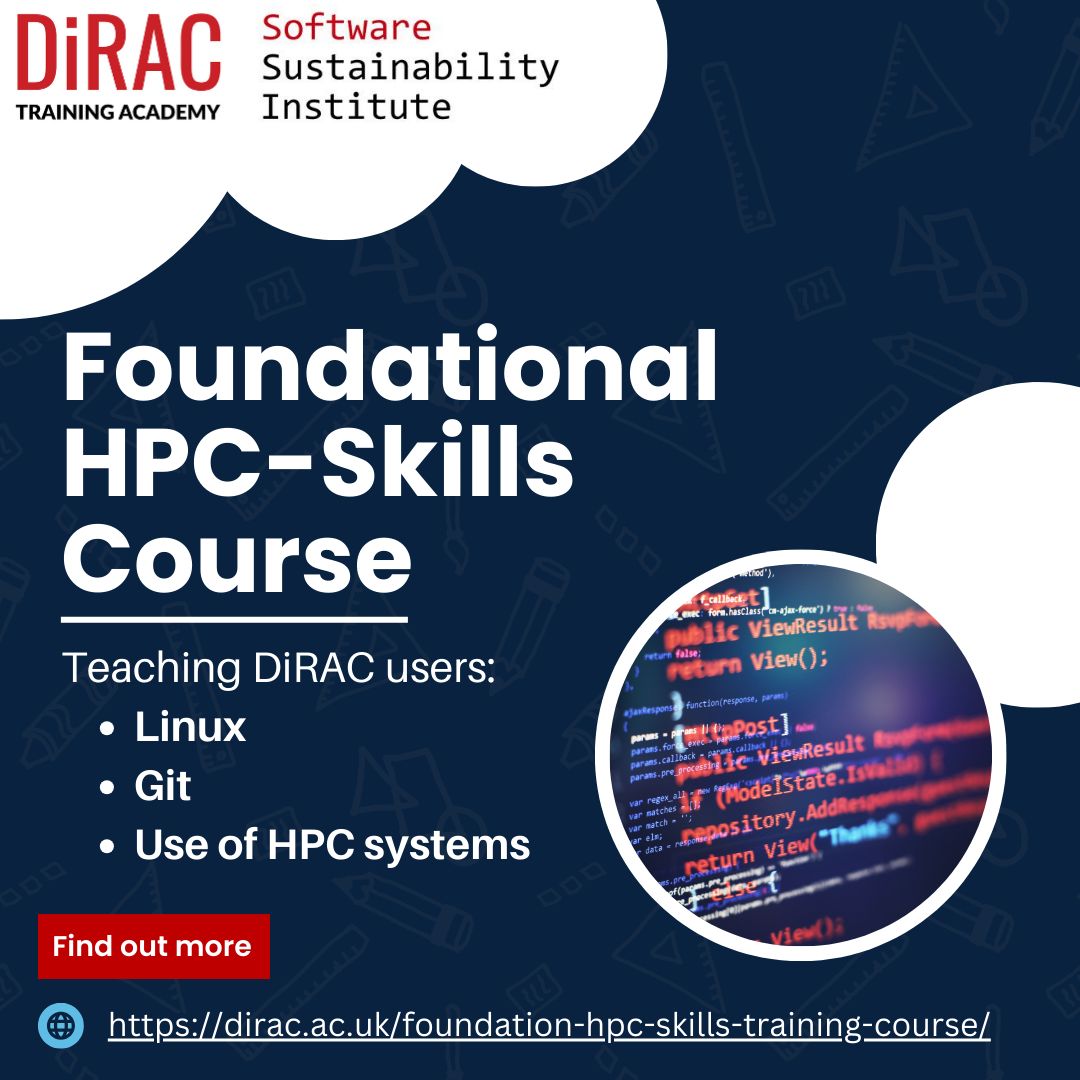 Learn Linux, Git, and HPC with DiRAC course | DiRAC - HPC posted on the ... Learn Linux, Git, and HPC with DiRAC course | DiRAC - HPC posted on the ...