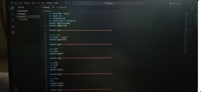 Sharanya R on LinkedIn: #javascript #learning #codingjourney # ... Sharanya R on LinkedIn: #javascript #learning #codingjourney # ...