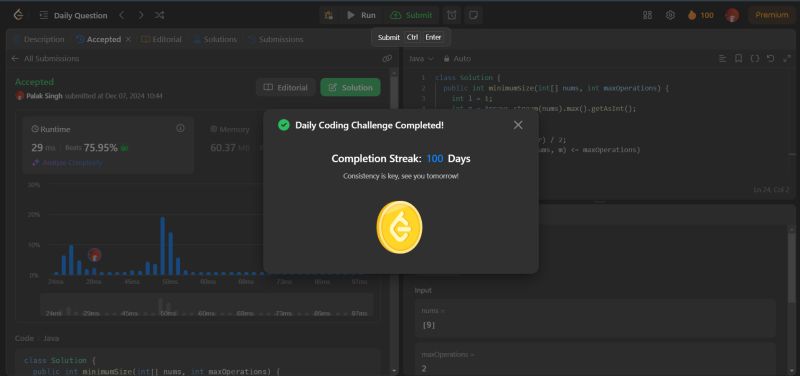 Palak Singh on LinkedIn: #100daysofcode #leetcodejourney #dsa # ... Palak Singh on LinkedIn: #100daysofcode #leetcodejourney #dsa # ...
