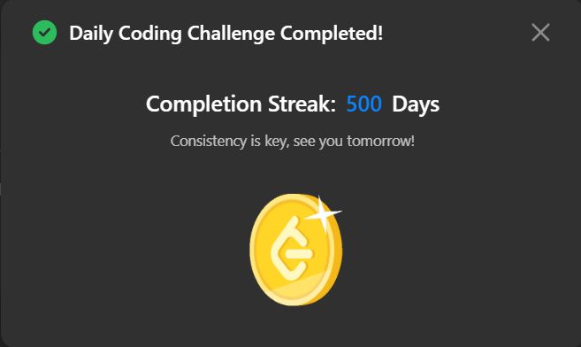 Mohammad Shoaib Jah on LinkedIn: #500daysofcoding #leetcode # ... Mohammad Shoaib Jah on LinkedIn: #500daysofcoding #leetcode # ...