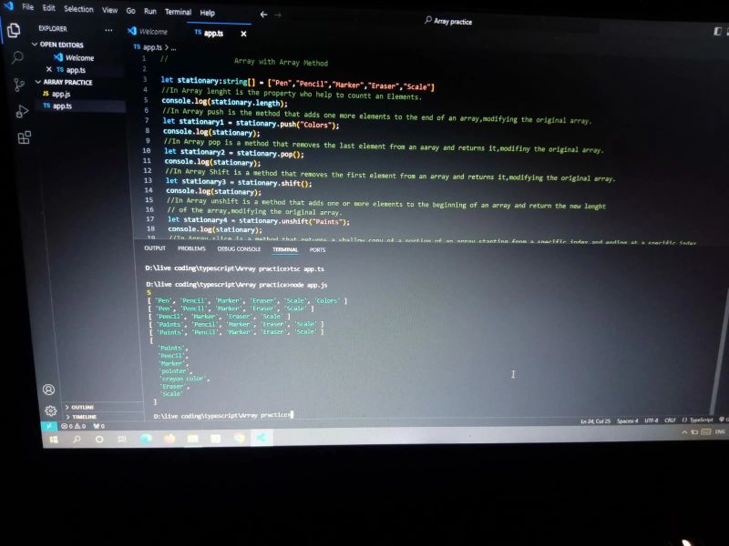 Aneeba Siddiqui on LinkedIn: #typescript #arrays #arraymethods # ... Aneeba Siddiqui on LinkedIn: #typescript #arrays #arraymethods # ...