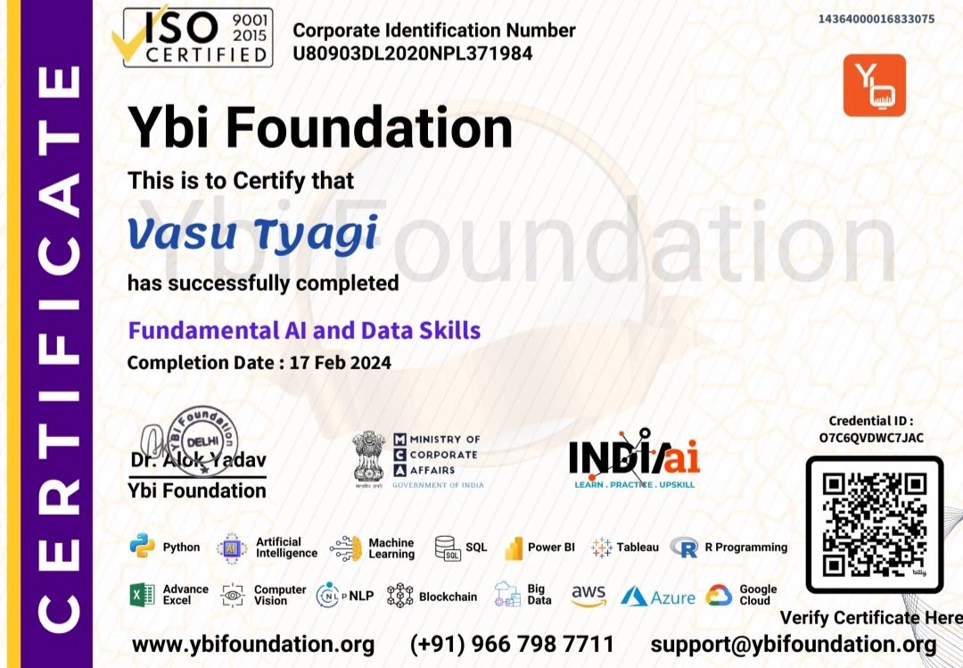 vasu tyagi on LinkedIn: #ai #dataanalytics #python #continuouslearning vasu tyagi on LinkedIn: #ai #dataanalytics #python #continuouslearning