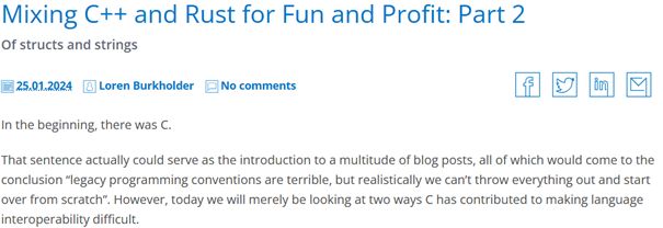 KDAB on LinkedIn: #cpp #cplusplus #rust #rustlang KDAB on LinkedIn: #cpp #cplusplus #rust #rustlang