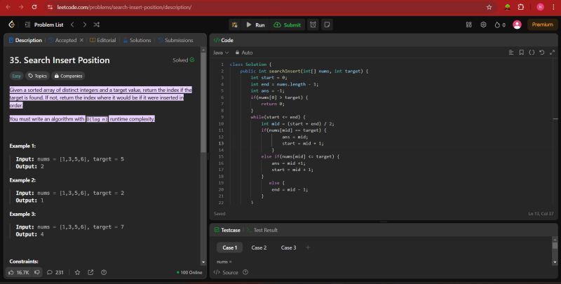 #problemsolving #binarysearch #algorithms | Namasivayam M #problemsolving #binarysearch #algorithms | Namasivayam M