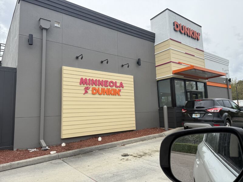 Minneola, Florida 2-week exterior Dunkin' remodel complete! | Husham ... Minneola, Florida 2-week exterior Dunkin' remodel complete! | Husham ...