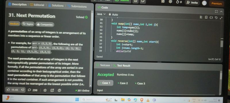 Divyanshi Bajpai on LinkedIn: #dsa #arrays #leetcode Divyanshi Bajpai on LinkedIn: #dsa #arrays #leetcode