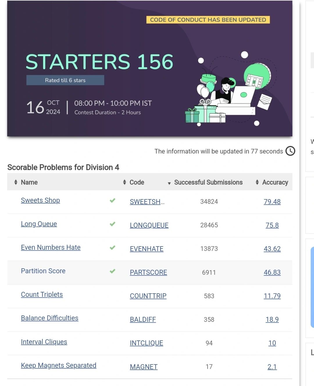 Abhijit Manna on LinkedIn: #codechef #problemsolving #codingjourney # ... Abhijit Manna on LinkedIn: #codechef #problemsolving #codingjourney # ...