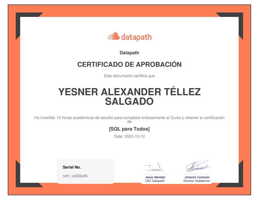 #sql #python #dataanalysis #bigquery #datapath | Yesner Salgado #sql #python #dataanalysis #bigquery #datapath | Yesner Salgado