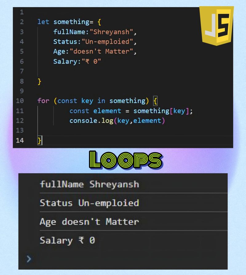 Shreyansh kumawat on LinkedIn: #javascript #webdev #webdevelopment #loops Shreyansh kumawat on LinkedIn: #javascript #webdev #webdevelopment #loops