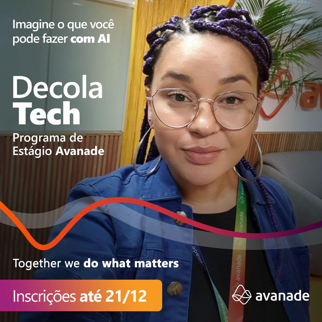 Avanade Brasil no LinkedIn: #vempraavanade #decolatech # ... Avanade Brasil no LinkedIn: #vempraavanade #decolatech # ...