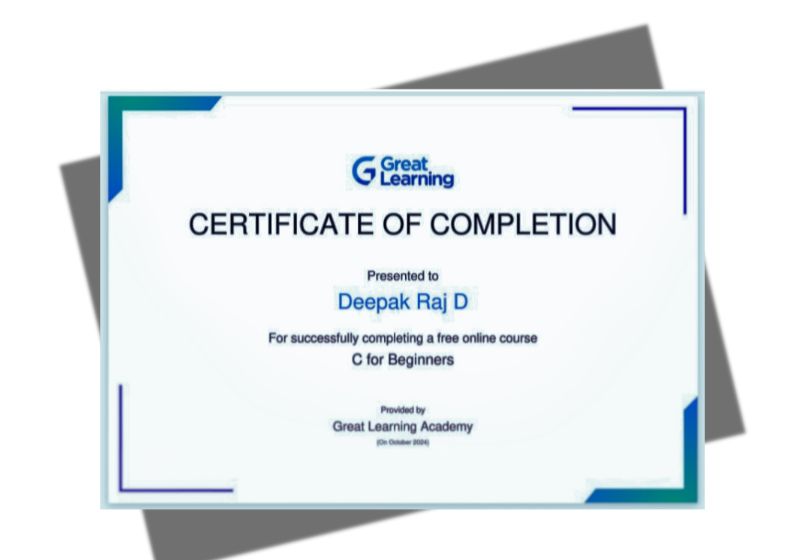 Deepak Raj on LinkedIn: #cprogramming #greatlearning # ... Deepak Raj on LinkedIn: #cprogramming #greatlearning # ...