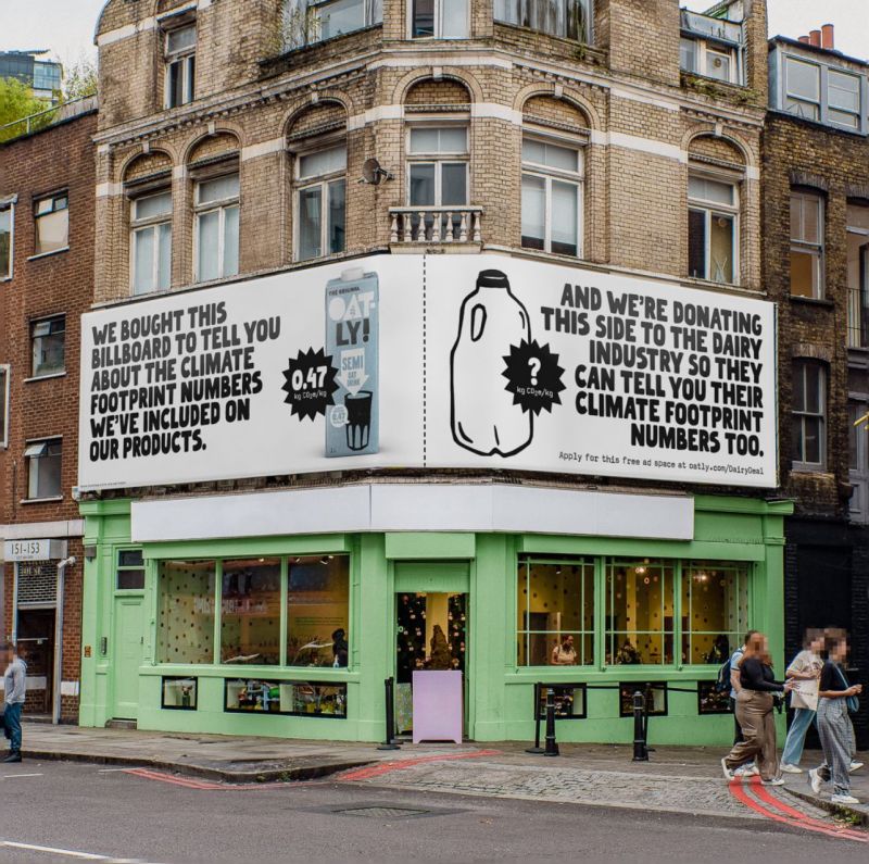 Famous Campaigns on LinkedIn: Oatly are offering free ad space to dairy ... Famous Campaigns on LinkedIn: Oatly are offering free ad space to dairy ...