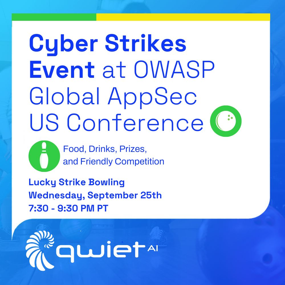Qwiet AI on LinkedIn: #owasp #appsec #cybersecurity #sanfrancisco Qwiet AI on LinkedIn: #owasp #appsec #cybersecurity #sanfrancisco