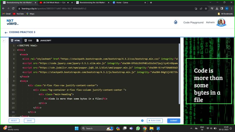 Ashwin Suryawanshi on LinkedIn: #nxtwave #fullstack #coding # ... Ashwin Suryawanshi on LinkedIn: #nxtwave #fullstack #coding # ...
