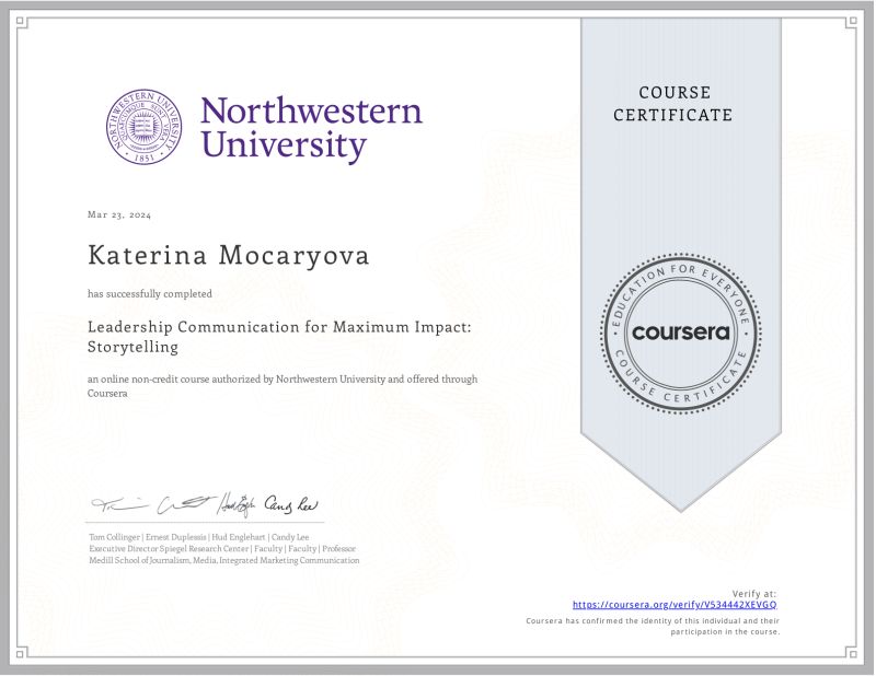 Katerina Mocaryova on LinkedIn: I'm so happy I successfully completed ... Katerina Mocaryova on LinkedIn: I'm so happy I successfully completed ...