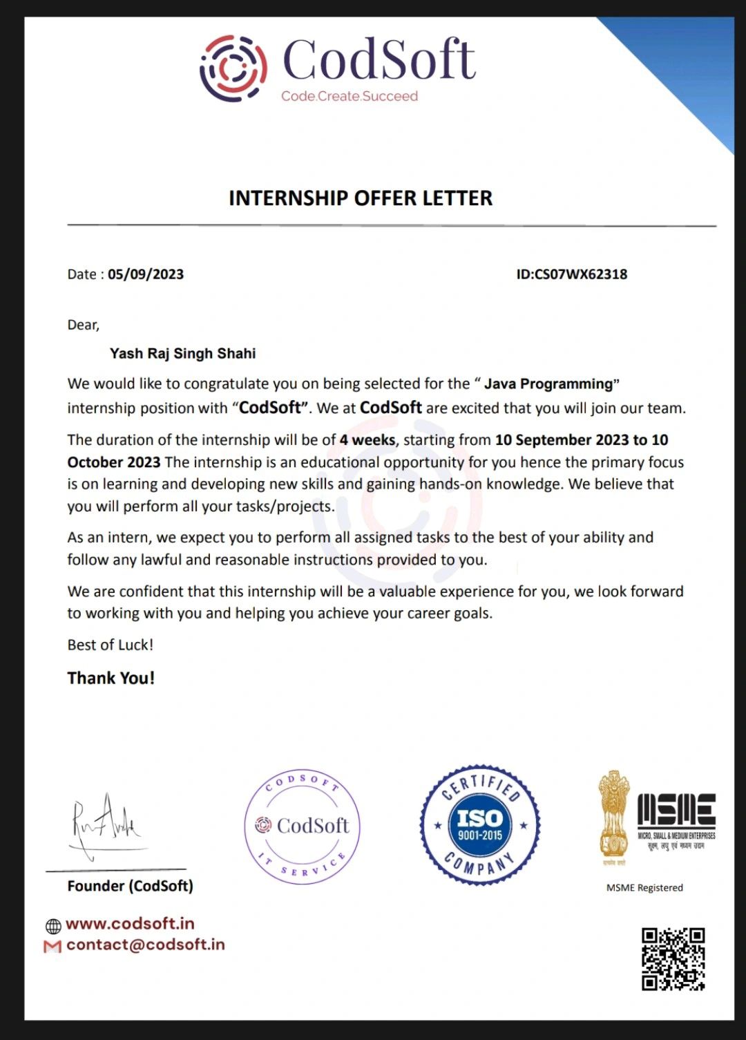 yash raj singh shahi on LinkedIn: #internship #codsoft #techinnovation ... yash raj singh shahi on LinkedIn: #internship #codsoft #techinnovation ...