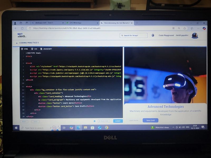 Gayathri javidi on LinkedIn: #codingpractice5 #html #css #bootstrap # ... Gayathri javidi on LinkedIn: #codingpractice5 #html #css #bootstrap # ...