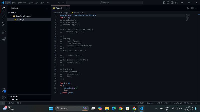 Akash Sharma on LinkedIn: #day28 #javascript #codingskills # ... Akash Sharma on LinkedIn: #day28 #javascript #codingskills # ...