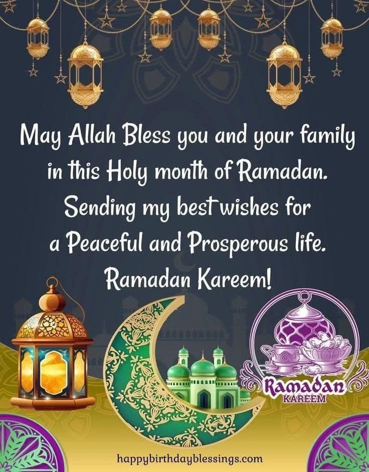 Ramadan Kareem to all of my LinkedIn friends and family. May this month ... Ramadan Kareem to all of my LinkedIn friends and family. May this month ...