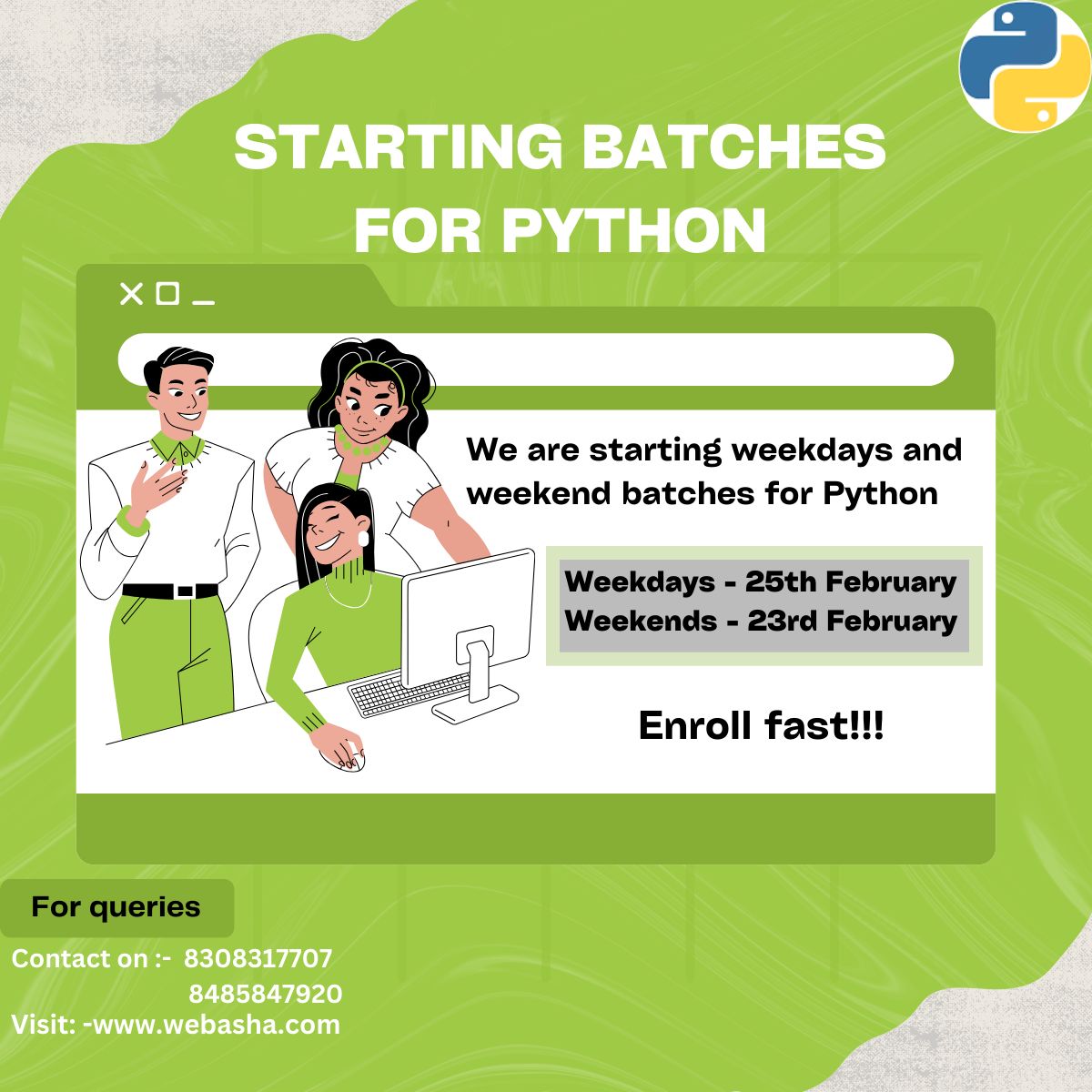 Gayatri Singalwar on LinkedIn: #python #pythondeveloper # ... Gayatri Singalwar on LinkedIn: #python #pythondeveloper # ...