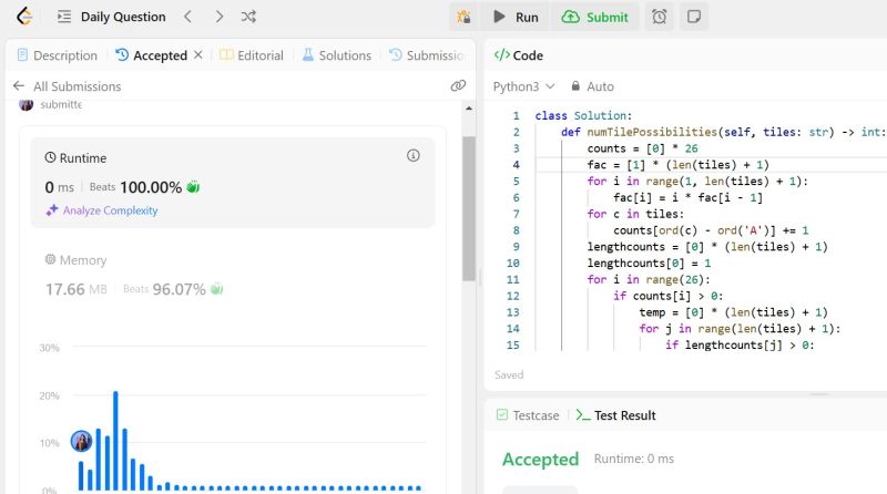 #coding #leetcode #backtracking #100daysofcode #problemsolving… | abida ... #coding #leetcode #backtracking #100daysofcode #problemsolving… | abida ...