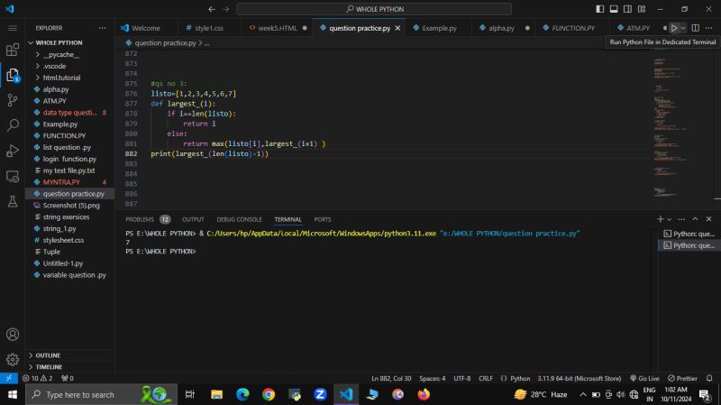 Subham Shashwat on LinkedIn: #recursion #100dayscodingchallenge Subham Shashwat on LinkedIn: #recursion #100dayscodingchallenge