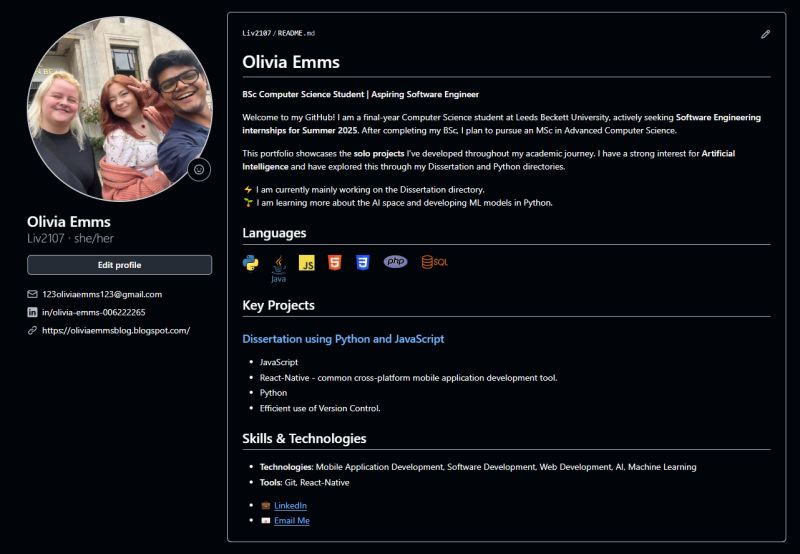 Olivia Emms on LinkedIn: #github #softwaredevelopment #programming # ... Olivia Emms on LinkedIn: #github #softwaredevelopment #programming # ...
