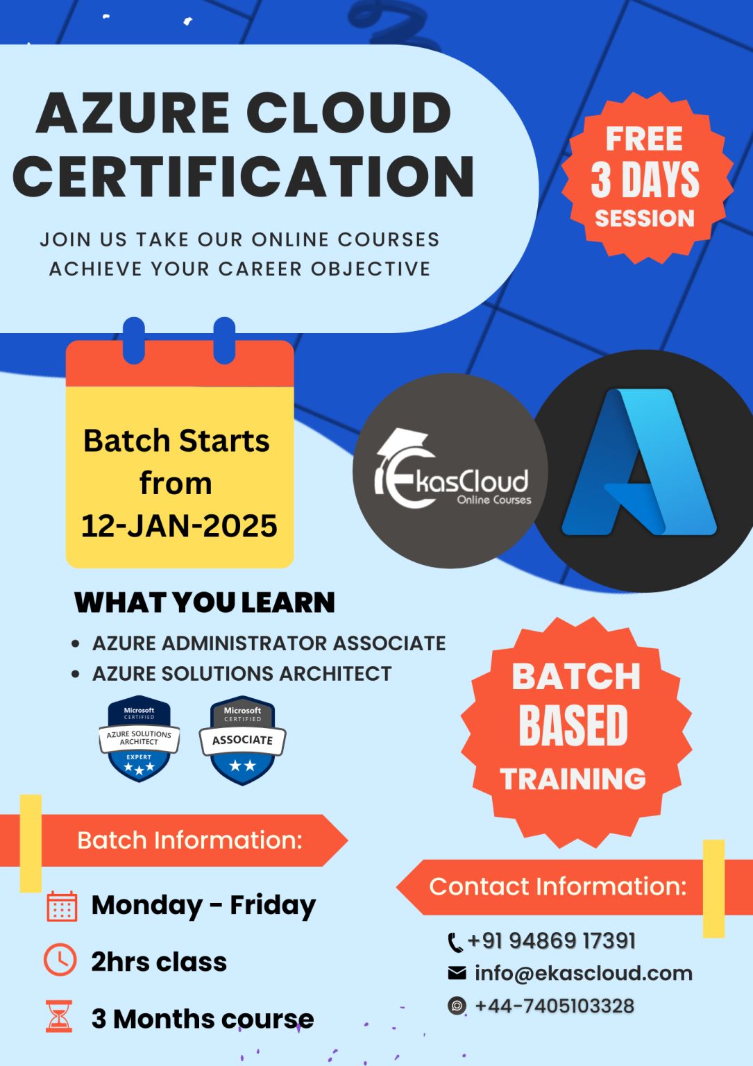 EkasCloud London on LinkedIn: #azure #cloudcomputing #certification # ... EkasCloud London on LinkedIn: #azure #cloudcomputing #certification # ...
