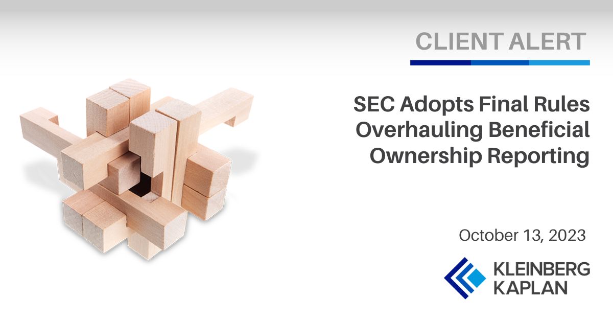 Kleinberg, Kaplan, Wolff & Cohen, P.C. on LinkedIn: SEC Adopts Final ... Kleinberg, Kaplan, Wolff & Cohen, P.C. on LinkedIn: SEC Adopts Final ...