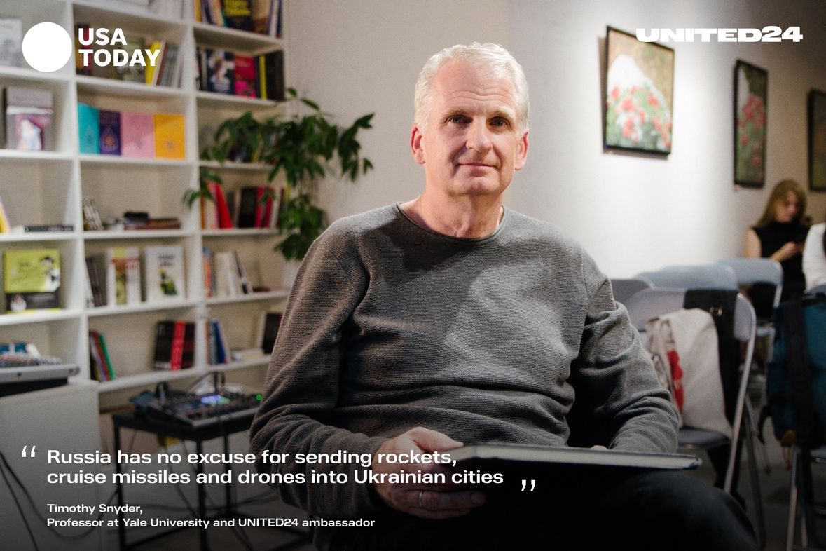 UNITED24 on LinkedIn: Professor Timothy Snyder wrote an article for one ... UNITED24 on LinkedIn: Professor Timothy Snyder wrote an article for one ...