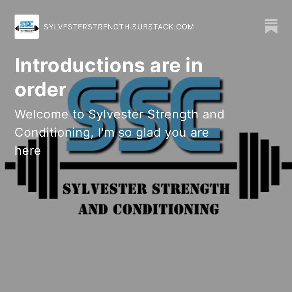 Anthony Sylvester, M.S., CSCS on LinkedIn: https://lnkd.in/eePq94Sr ... Anthony Sylvester, M.S., CSCS on LinkedIn: https://lnkd.in/eePq94Sr ...