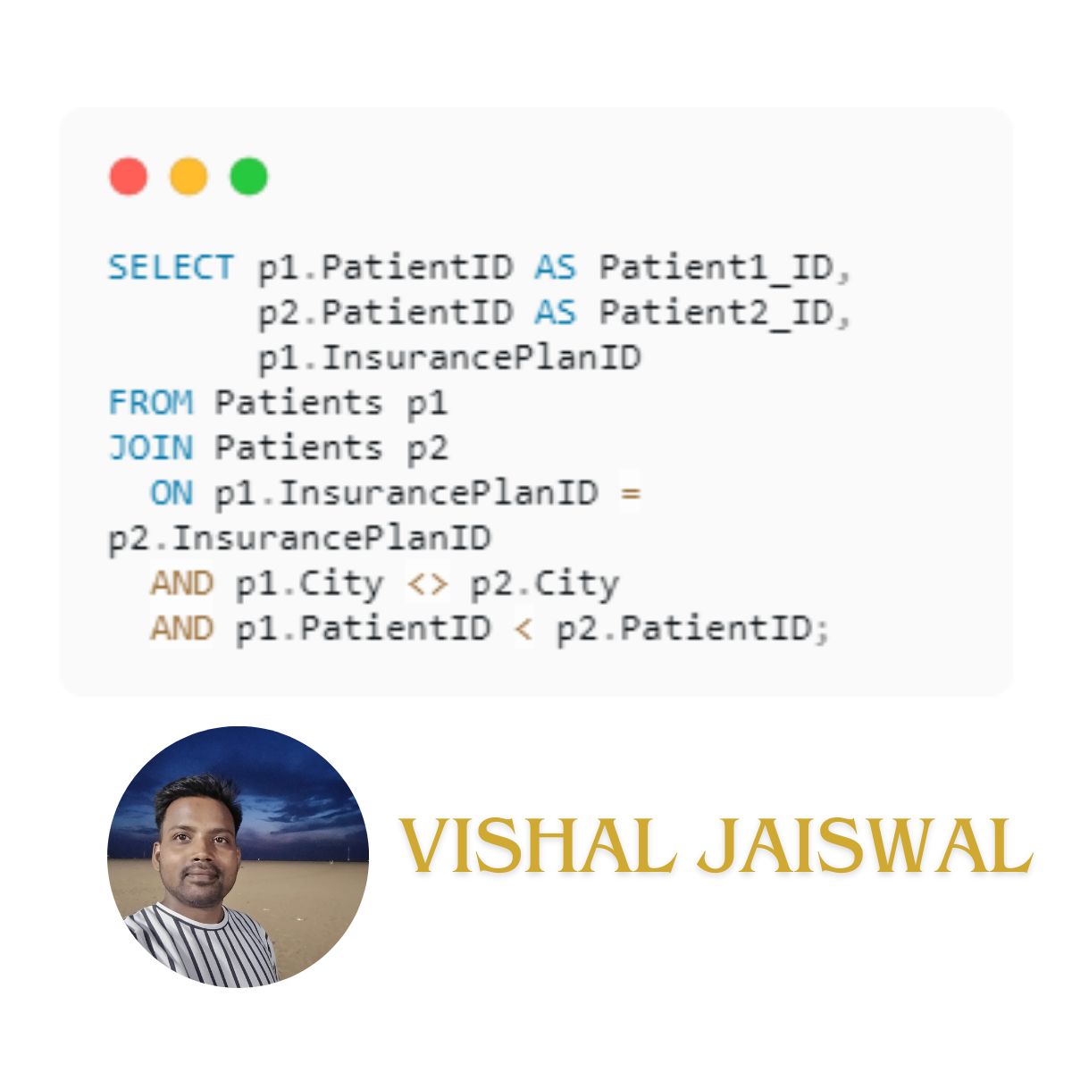 Vishal Jaiswal on LinkedIn: #sql #sqlchallenge #datascience #database # ... Vishal Jaiswal on LinkedIn: #sql #sqlchallenge #datascience #database # ...