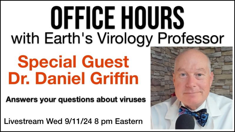 Vincent Racaniello on LinkedIn: Tonight! ⏰ Dr. Daniel Griffin joins ... Vincent Racaniello on LinkedIn: Tonight! ⏰ Dr. Daniel Griffin joins ...