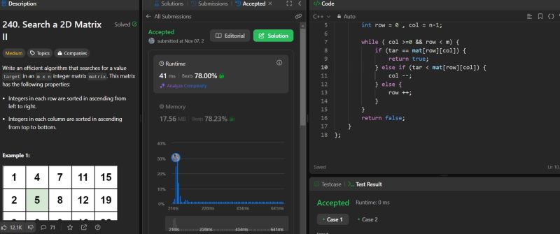 SANDEEP MEHTA on LinkedIn: #day22 #100daysofcode #2darrays #leetcode # ... SANDEEP MEHTA on LinkedIn: #day22 #100daysofcode #2darrays #leetcode # ...