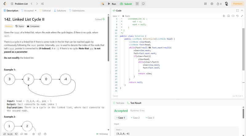#100daysofcode #100daysofcode #leetcode #dsa #java #linkedlist… | RAJ VERMA #100daysofcode #100daysofcode #leetcode #dsa #java #linkedlist… | RAJ VERMA