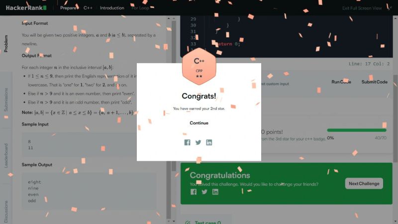 Ajay M on LinkedIn: #day1 #hackerrank #cpp #codingchallenge # ... Ajay M on LinkedIn: #day1 #hackerrank #cpp #codingchallenge # ...