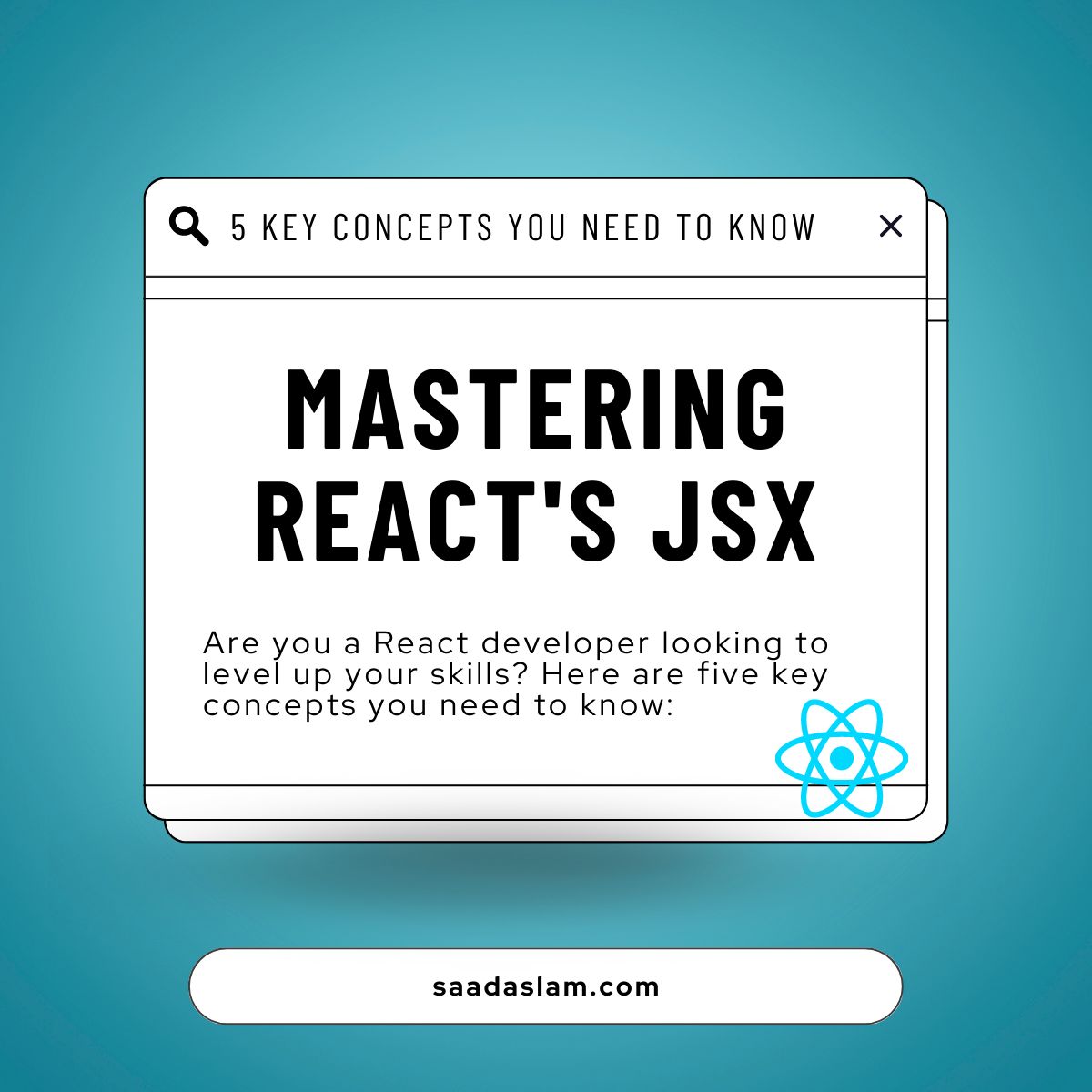 Saad Aslam on LinkedIn: #javascript #developer #coding #react Saad Aslam on LinkedIn: #javascript #developer #coding #react