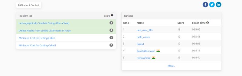 Alok Mishra on LinkedIn: #leetcode #codingcontest #continuouslearning # ... Alok Mishra on LinkedIn: #leetcode #codingcontest #continuouslearning # ...