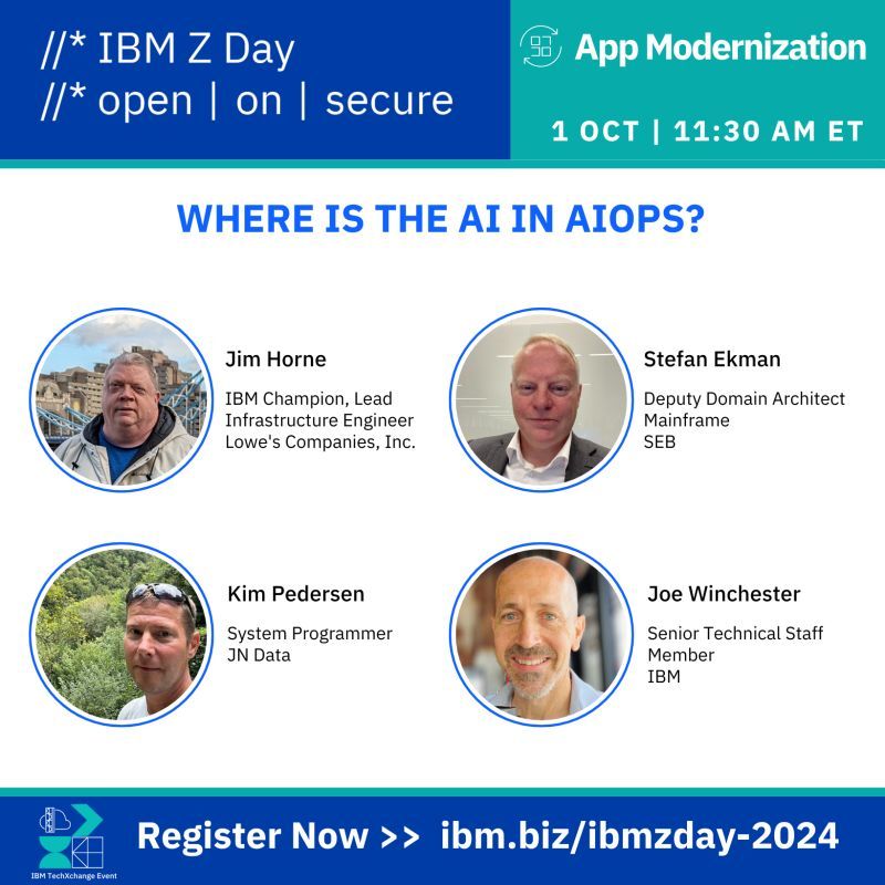 Erik Weyler on LinkedIn: #ibmzday Erik Weyler on LinkedIn: #ibmzday