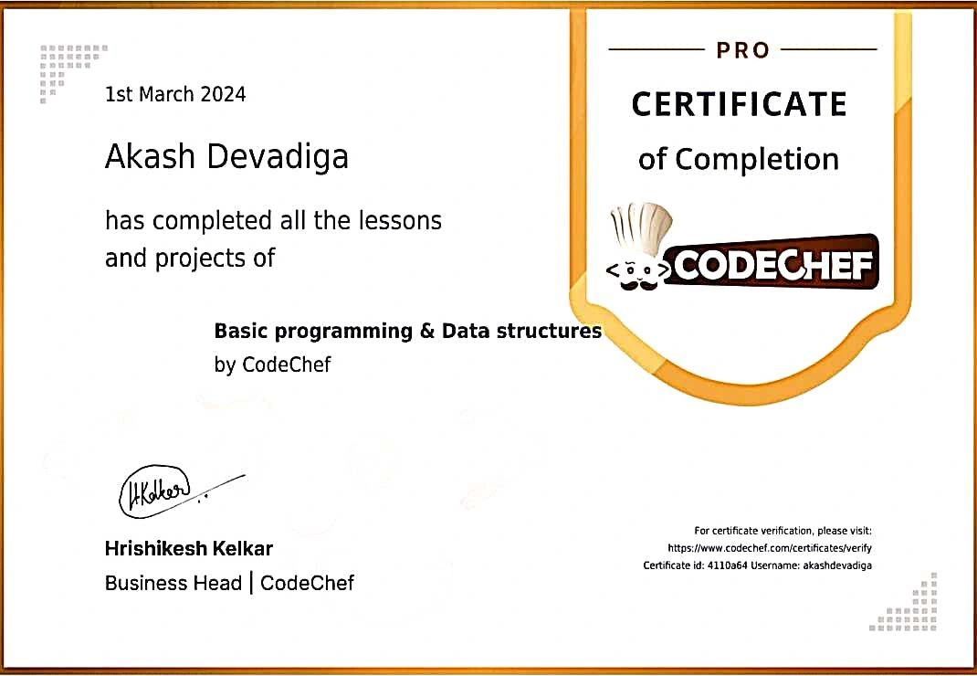 Akash Devadiga on LinkedIn: #codechef Akash Devadiga on LinkedIn: #codechef