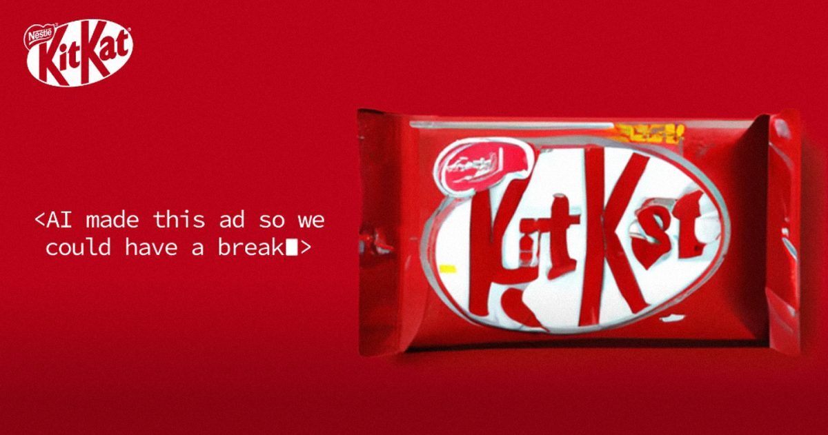 Lauren Purser on LinkedIn: KitKat ribs AI in hilarious new ad campaign ... Lauren Purser on LinkedIn: KitKat ribs AI in hilarious new ad campaign ...